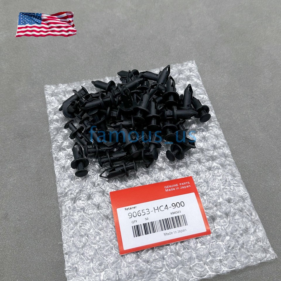 OEM 50X ATV Retainer Clips Push Pin Splash Guard Body Panel For Honda ...
