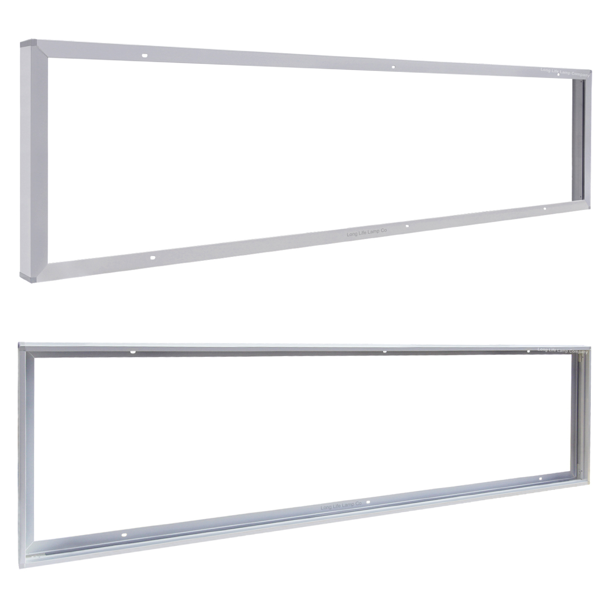 Surface Mount Kit for 1200 x 300 LED Ceiling Panel Box Frame White Body ...