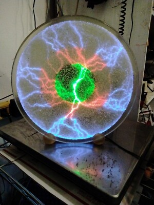 Electrostorm Plasma Disk DJ Light Pulses to Music Colorful Lightning ...