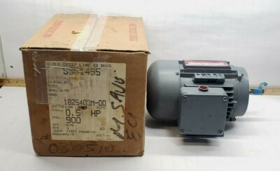 NEW BROOK COMPTON 0.5 HP AC ELECTRIC MOTOR 575V L56 FRAME 3 PHASE 820 ...
