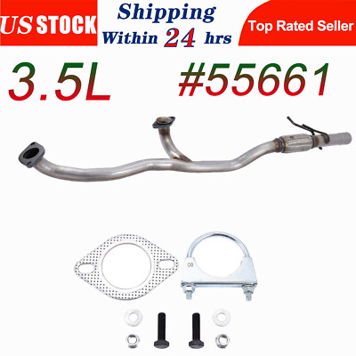 Front Flex Pipe W/ Gaskets For Ford Flex & Explorer 3.5L 2011-2018 2019 ...