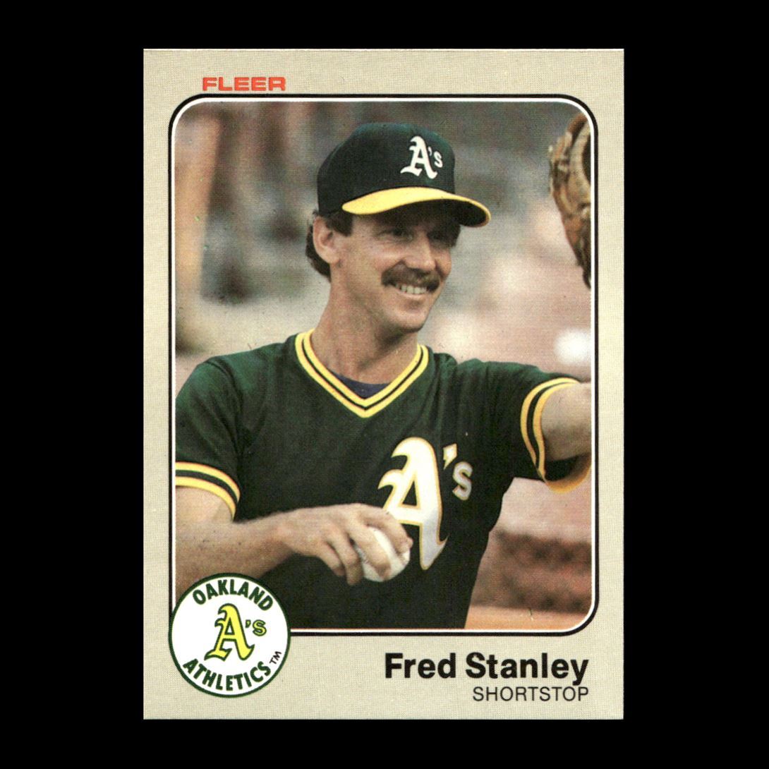 Fred Stanley 1983 Fleer Oakland Athletics #534 NM Vintage! | eBay