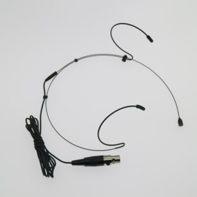 Hidden Headset Microphone Black For AKG Samson Wireless XLR 3Pin mini ...