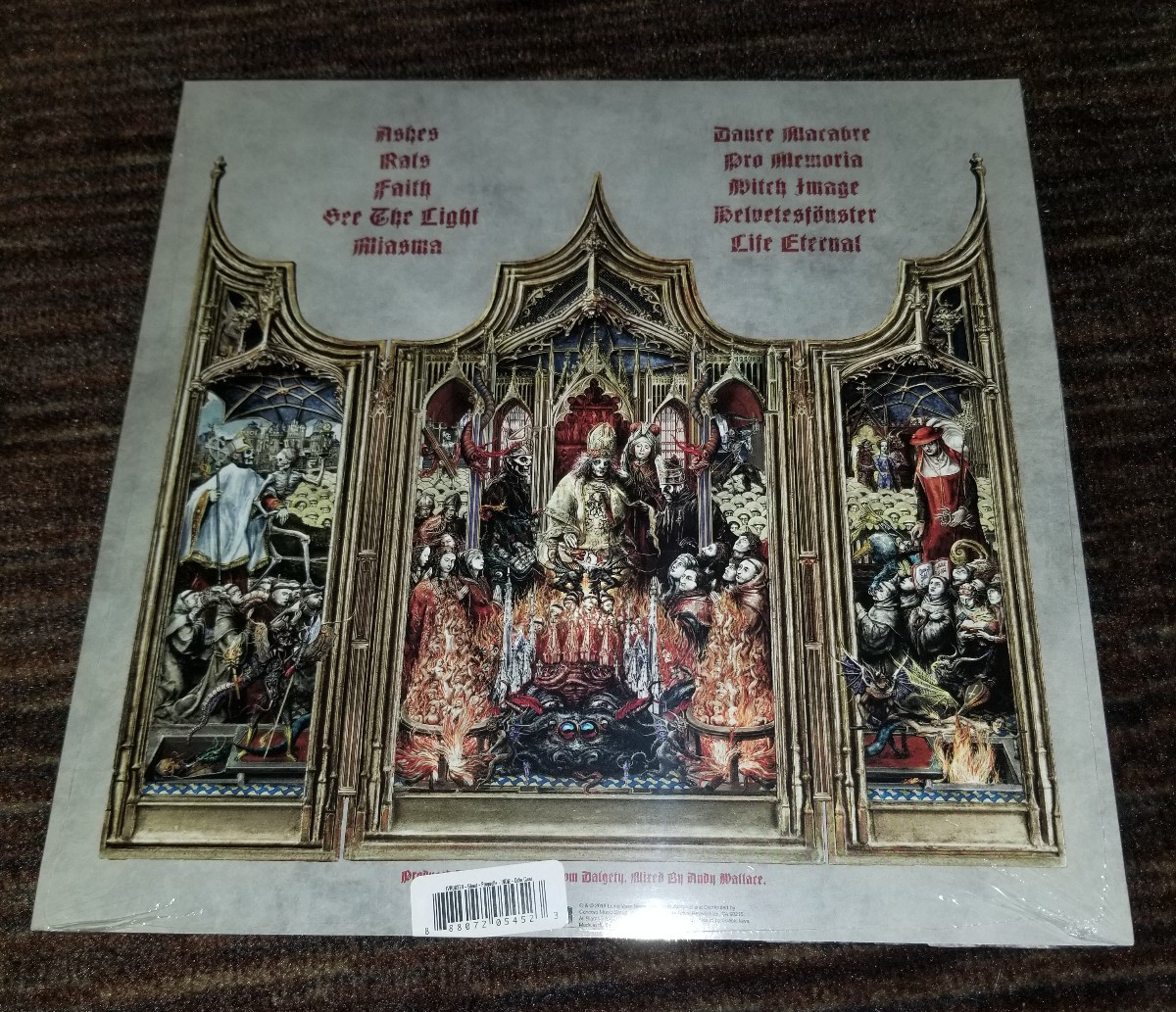 Back cover artwork for ‘Prequelle’ : Ghostbc