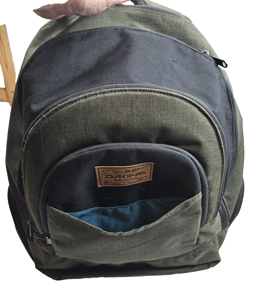 DAKINE Book Bag Pack Backpack Youth & Adult School Bag Green and Black ...
