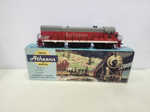 HO Scale Athearn GE U30B Burlington DC Locomotive Tested Lot m13 | eBay