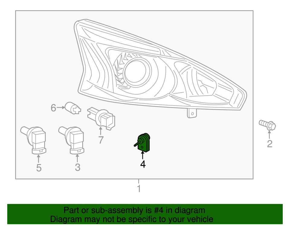 Genuine Nissan Headlamp Bulb 26297-9F510 | eBay