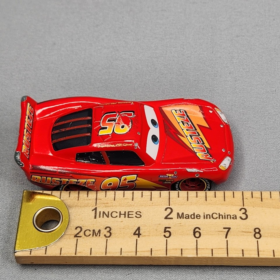 Disney Pixar Cars Rust-eze Lightning McQueen 1:55 Diecast Car Loose ...