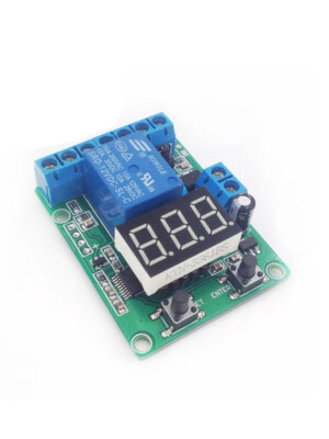 DC 12V Voltage Detection Relay Switch Control Board Module 0-99.9V ...
