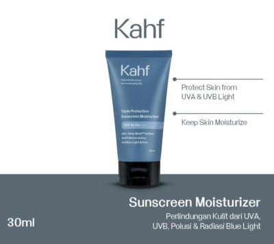 Kahf Triple Protection Sunscreen Moisturizer SPF 30 PA+++ 30 ml US Free ...