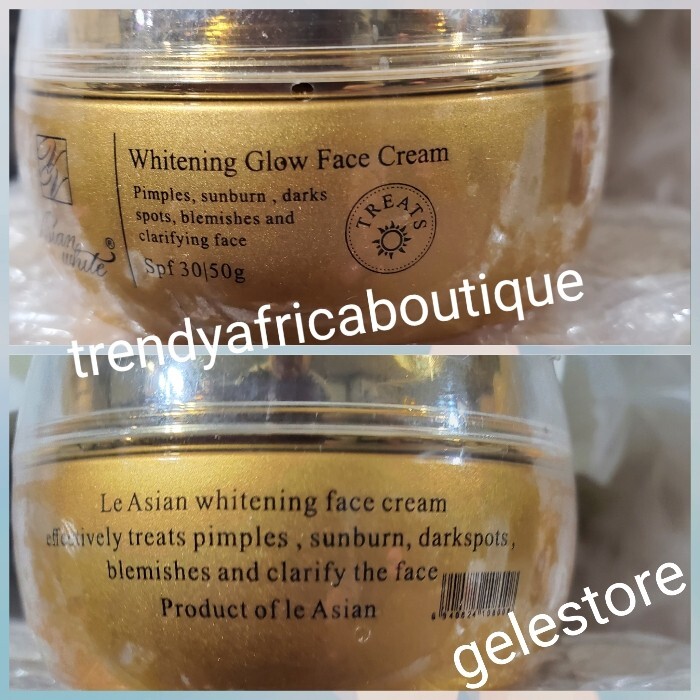 Le Asian Whitening Glow Face Cream With SPF 30 💯 AUTHENTIC 👌50GX1 | eBay