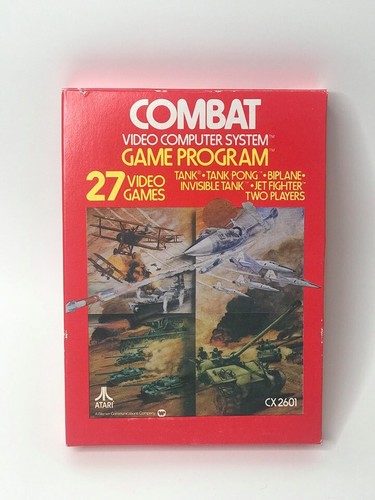 1978 Atari Combat Game Program with 27 Video Games | eBay