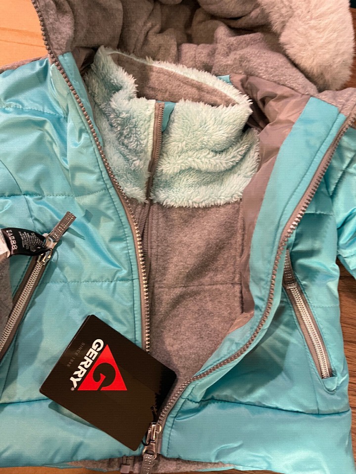 Gerry Systems Girl's 3-in-1 Puffer Jacket Spring Winter Fall Size 2T ...