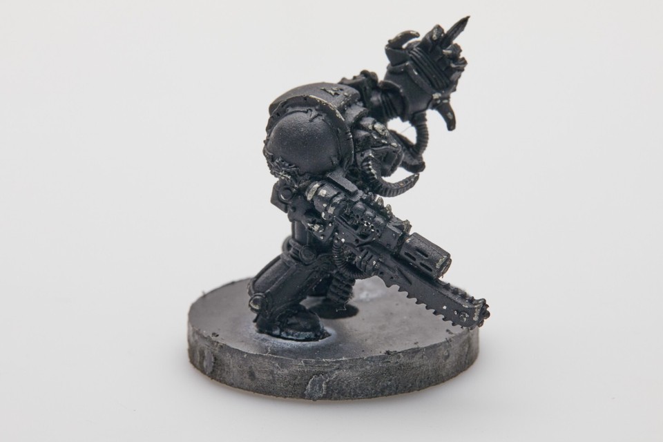 Vintage Warhammer 40k Chaos Space Marine Terminators 1989 Metal ...