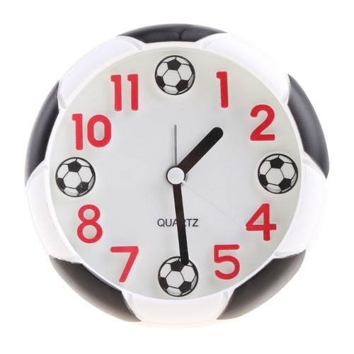 for Creative 3D Football Sport Alarm Clock Analog Digital Clock Analog ...
