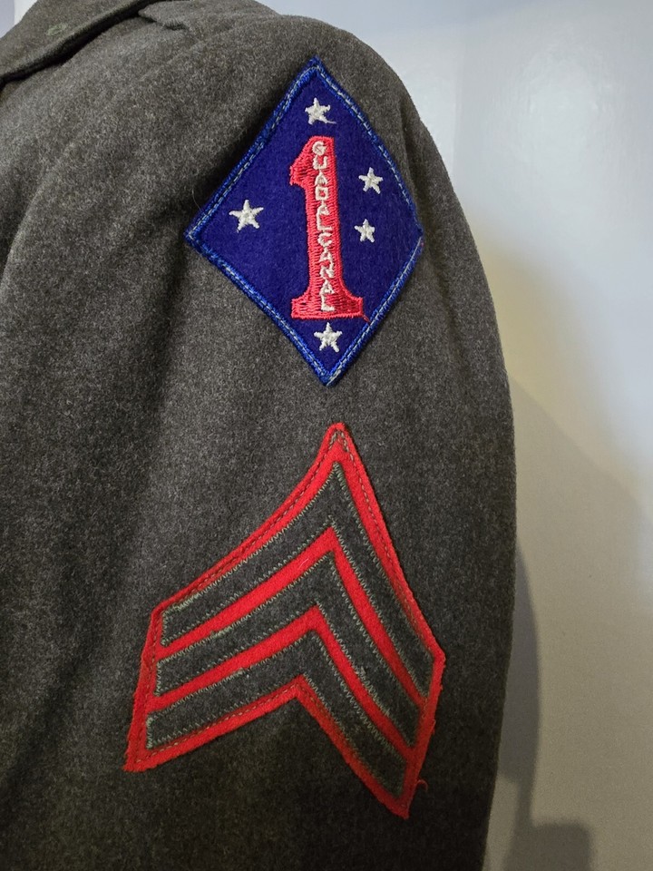 Named 1st Tank Bn 1st Marine Division Sergeants Uniform | eBay