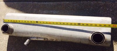 Inboard Boat Stainless Muffler Dual Manifold Cooled Wet Exhaust Riser ...