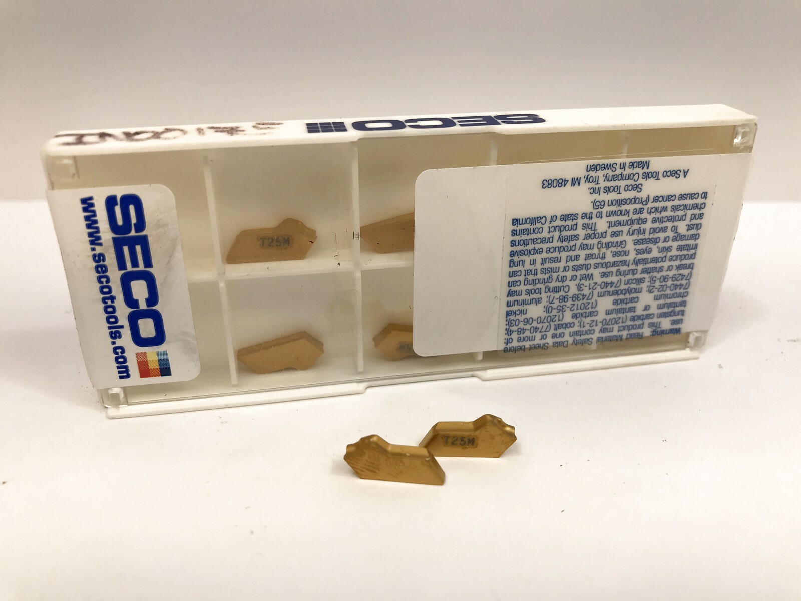 SECO 150.10-2.5N-14 CP600 Carbide Inserts EDP 48841 10pcs for sale ...