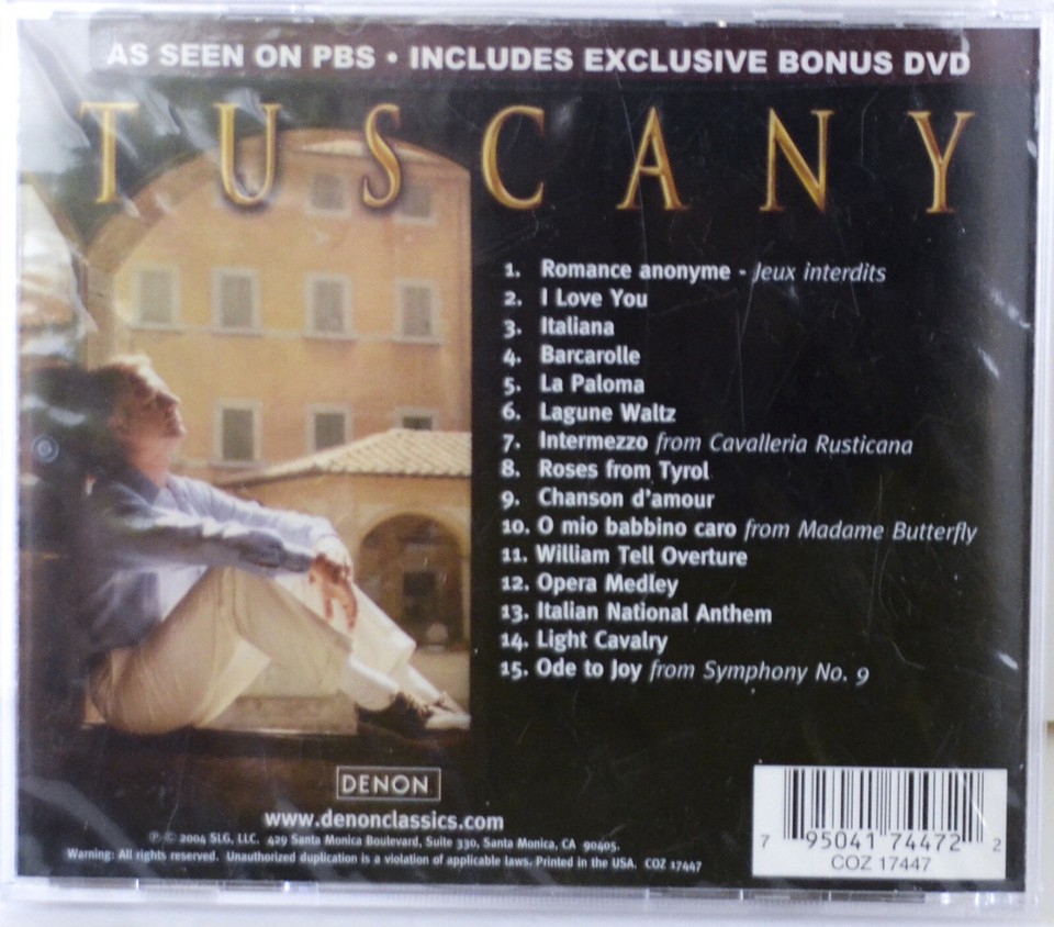 Andre Rieu - TUSCANY CD Factory Sealed | eBay