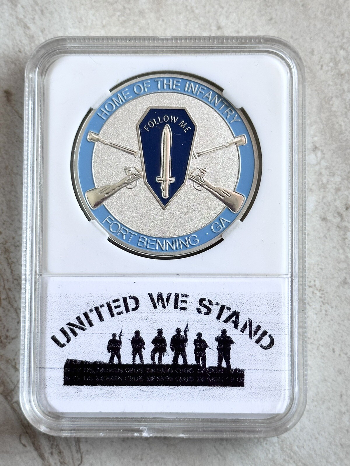 Challenge Coin ARMY Home Of The Infantry Fort Benning GA With Beautiful ...