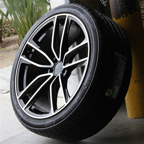 SET(4) 22X10/22x11 5x112 WHEELS & TIRES PKG BENZ GLS350 GLS400 GLS450 ...