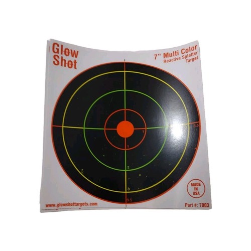 45 Pack - 7" Reactive Splatter Targets - GlowShot - Multi Color - See ...