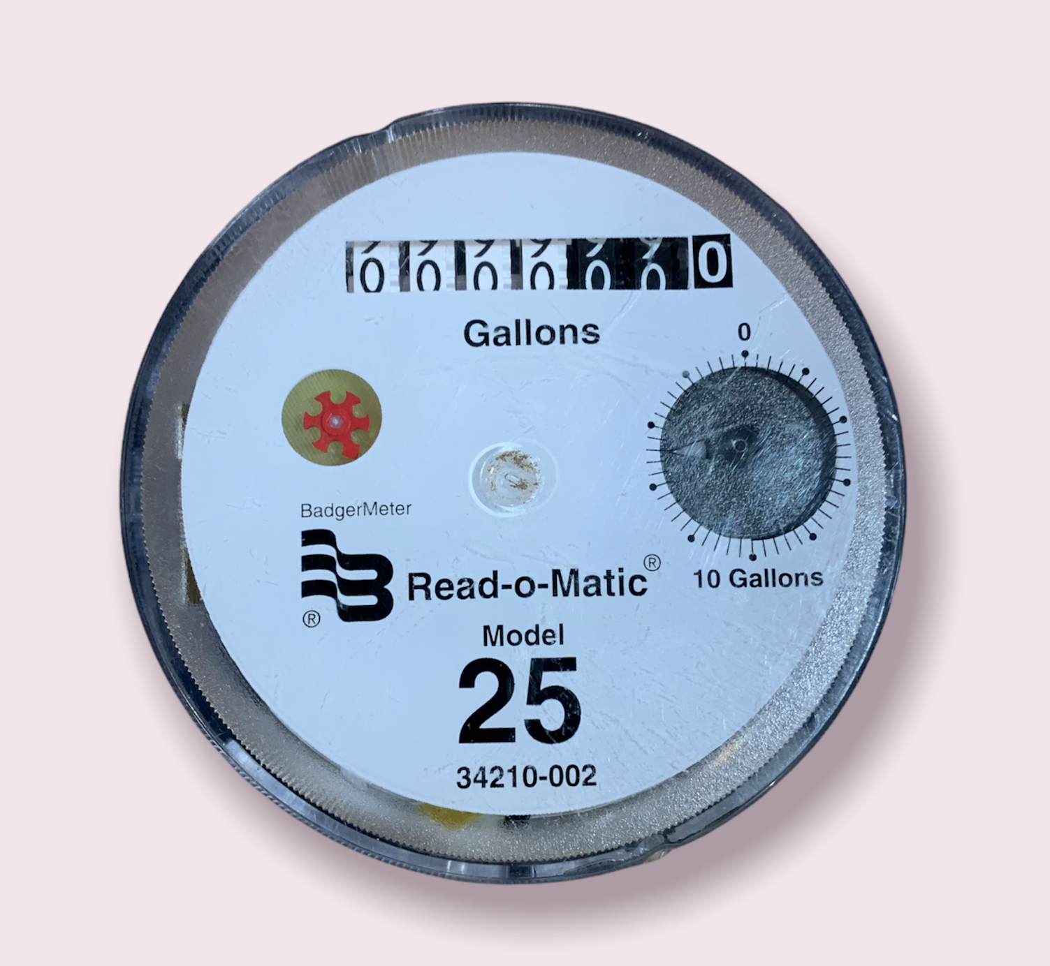 WARRANTEED Badger Model 25 Read-o-matic Water Meter 34210-002 With ...