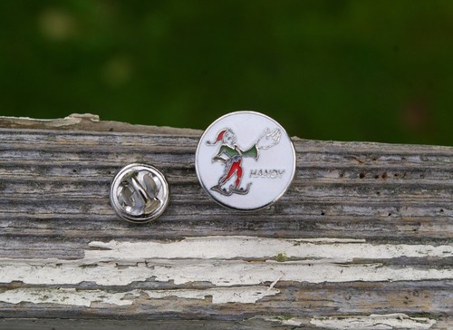 Handy Elf Christmas Holiday Silver Tone Metal & Enamel Lapel Pin ...