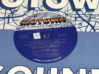 LIONEL RICHIE 12" ALL NIGHT LONG | eBay