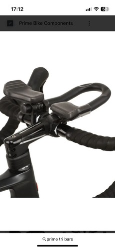 Prime mini TT alloy clip on aero bars | eBay UK