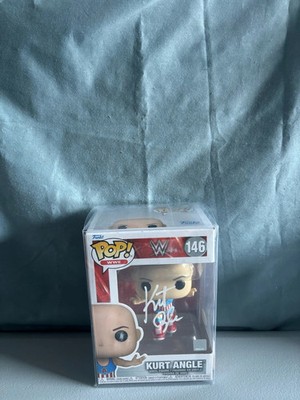 WWE Mattel Kurt Angle Funko Pop 146 Signed Action Figure | eBay