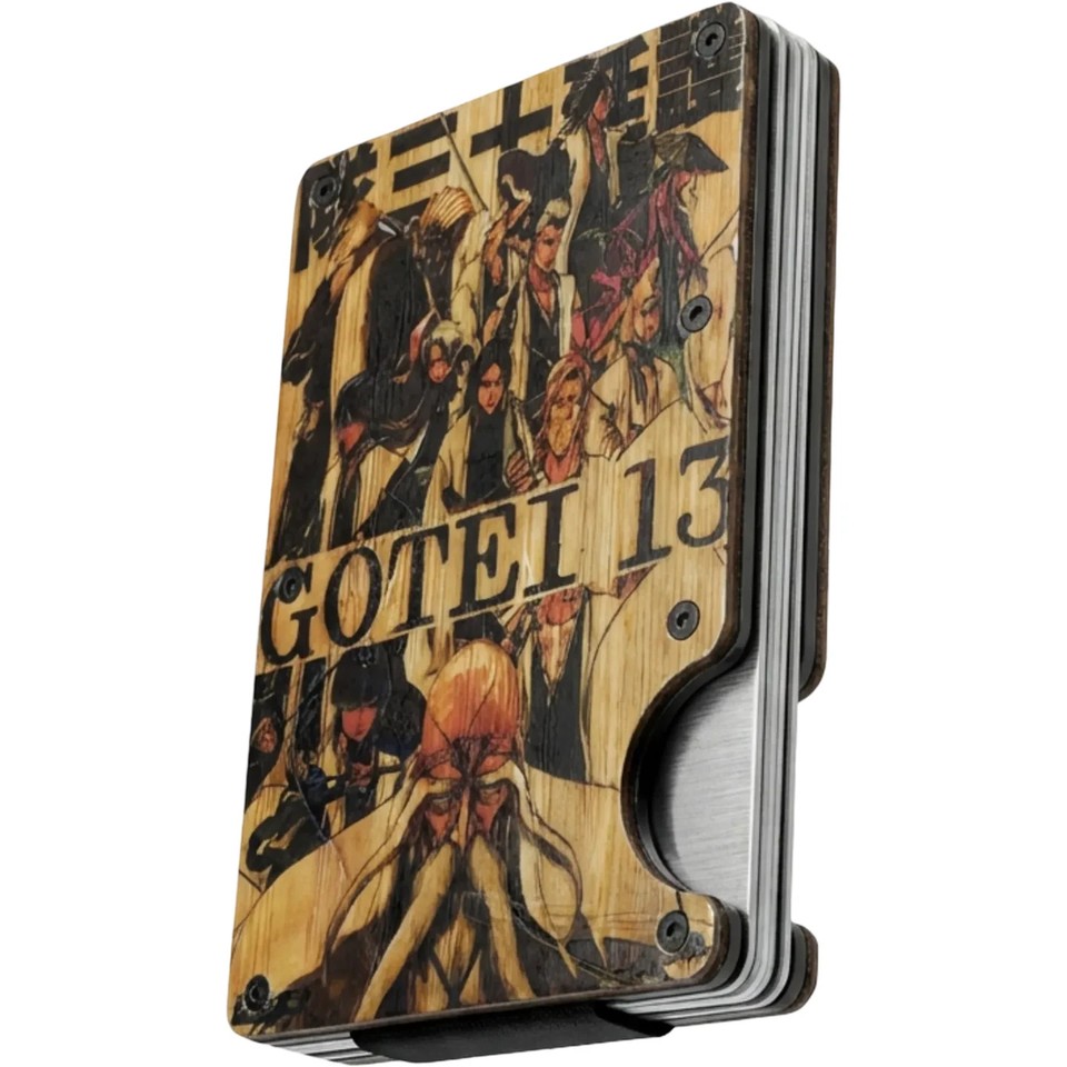 Anime Bamboo Wallet RFID Blocking | Slim Card Holder | Choose Design | eBay