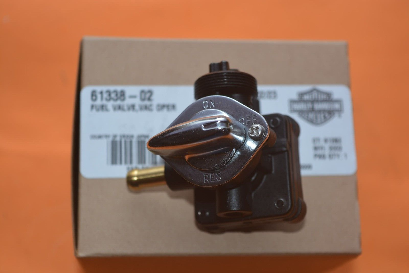 2002 - 2006 Harley Davidson Gas Fuel Tank Petcock Valve Body FLT FXD ...