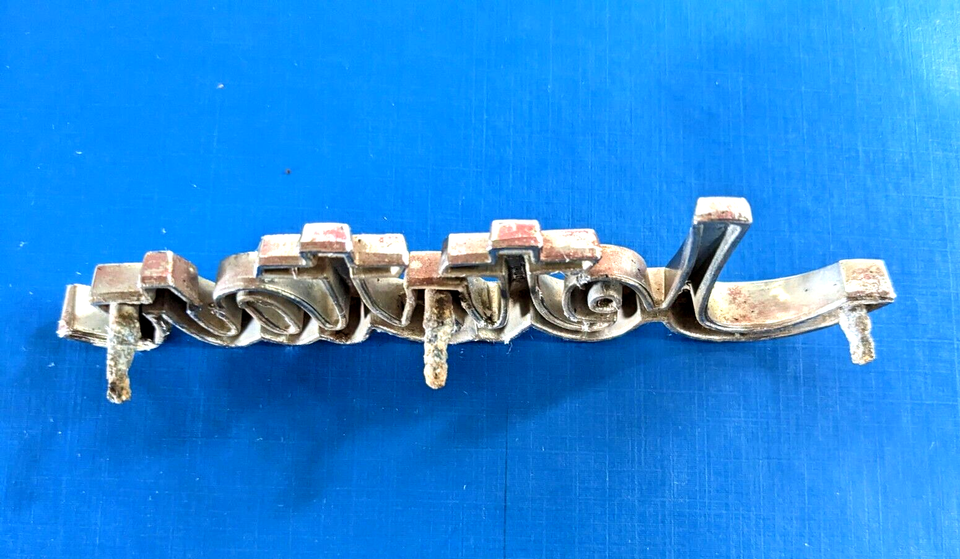 Original Oldsmobile JETSTAR Script Nameplate Emblem Metal 5.5" | eBay