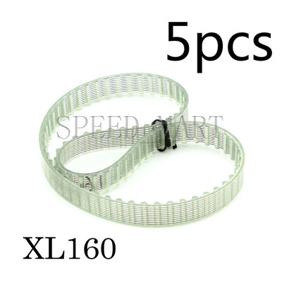 5Pcs 160XL 160XL037 PU Closed Loop Timing Belt 80-Teeth 10mm-Wide 5 ...