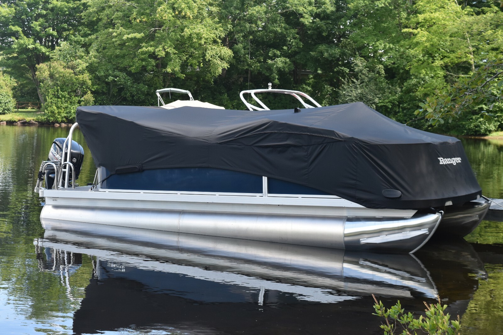 2021 OEM RANGER 220C/223C PONTOON MOORING BOAT COVER, BLACK NEW | eBay