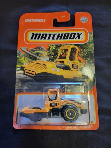 2022 MATCHBOX #4/100 ROAD ROLLER STEAM ROLLER YELLOW New Near Mint | eBay