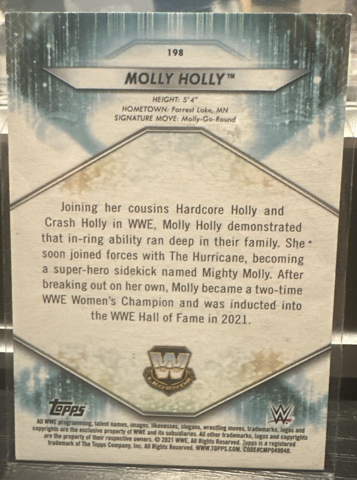 Molly Holly Signed 2021 WWE Topps Card | eBay