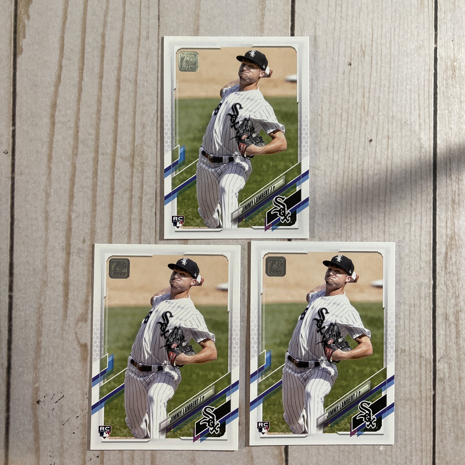 2021 Topps Update Jimmy Lambert (3) Card Rookie Lot RC White Sox #US293 ...