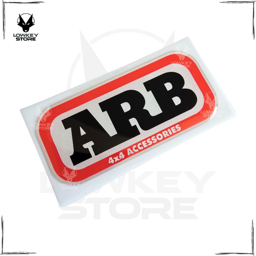 ARB Domed Decal Sticker Badge Bubble Resin 95x45mm Deluxe Bull Bar ...