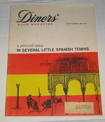 Diners Club Magazine V14 #7 September 1963 | eBay