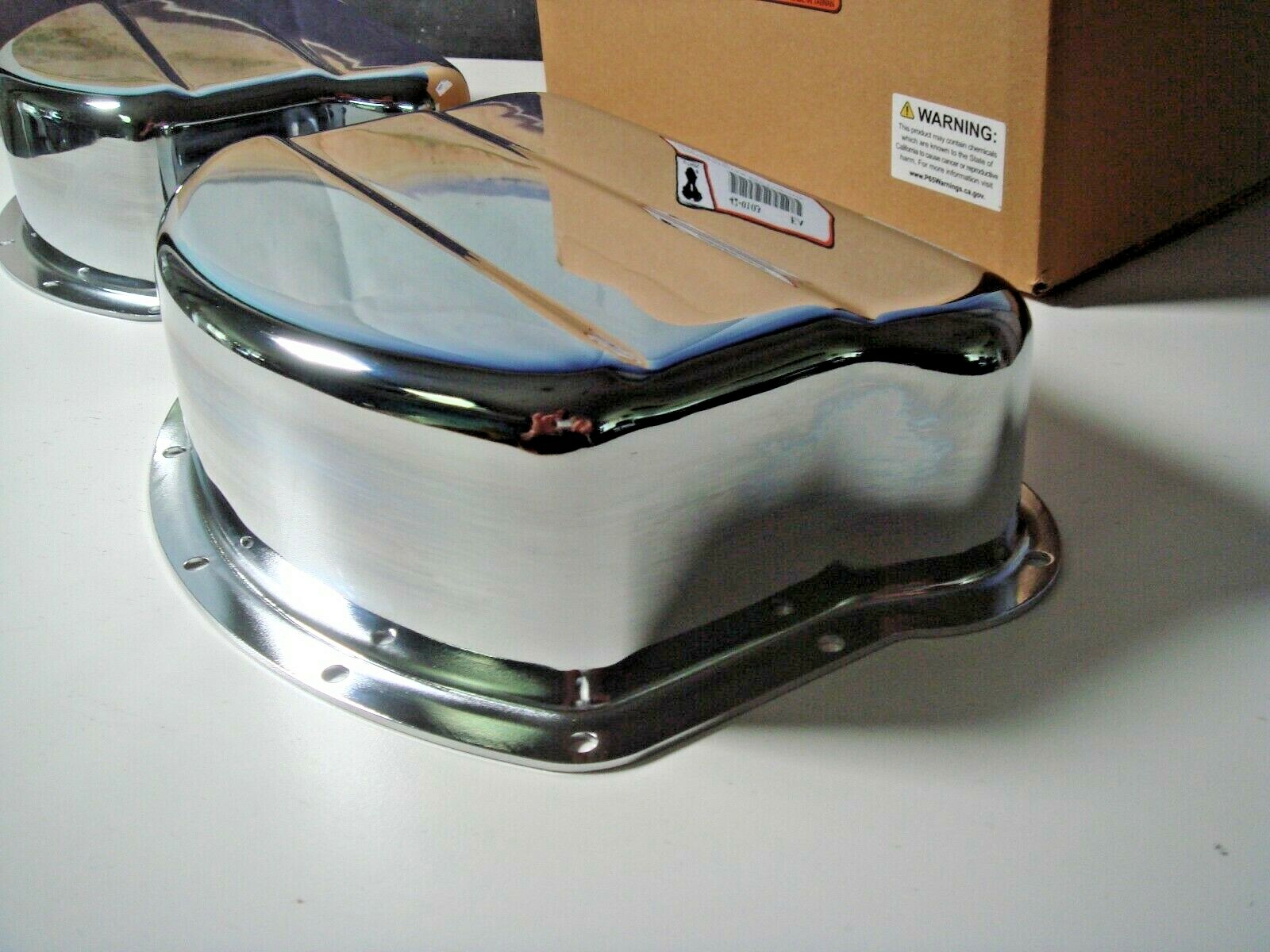 Harley Panhead Chrome Rocker Valve Covers FL 1948-65 48-65 V-Twin 42 ...