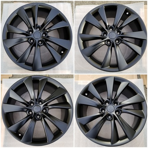 Original 19" Tesla OEM Model S Black Wheels Rims P90 70 D P85 75 60 ...