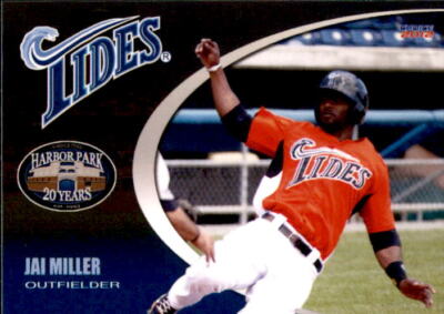 2012 Norfolk Tides Choice #26 Jai Miller Selma Alabama AL Baseball Card ...