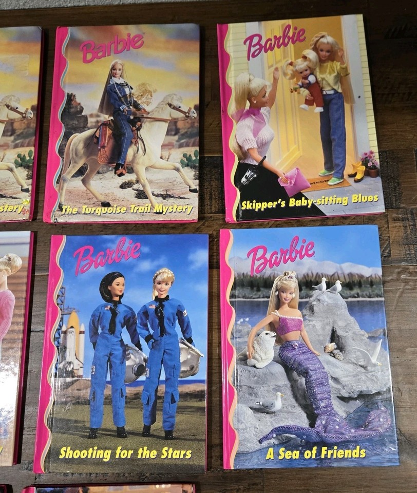 Lot Of 10 Barbie & Friends Book Club Hardback Grollier 1998 1999 ...