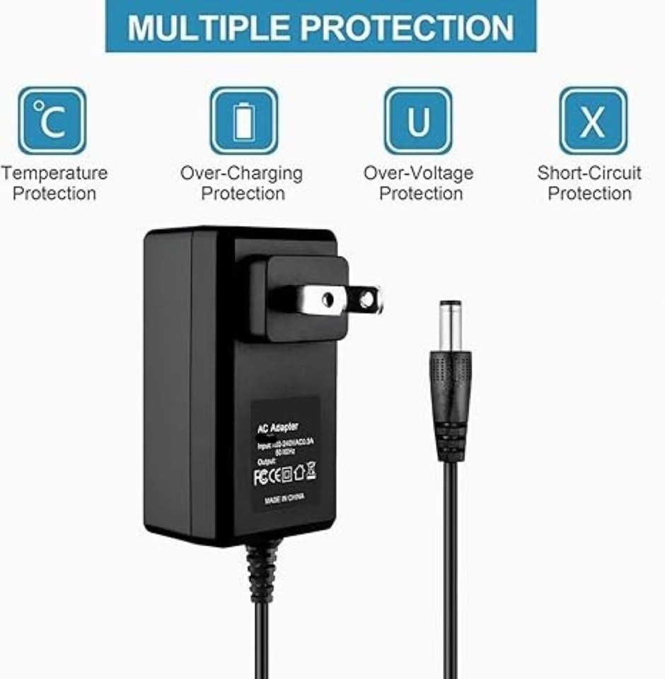 AC/DC WALL MOUNT ADAPTER 9V 27W for CUI Inc. SMM30-9-K-P6 Power Supply ...