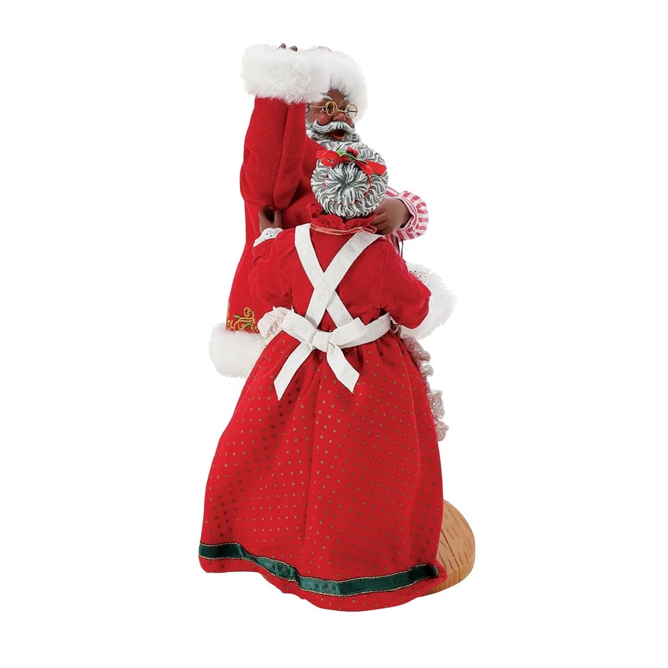 Dept 56 Possible Dreams SANTA'S NEW SUIT AA SANTA & MRS. CLAUS 6015878 ...