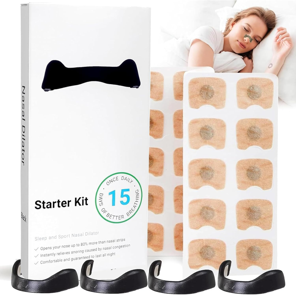 Breathing Nasal, Nasal Strips Starter Kit,Nose Strap for Breathing、Skin ...
