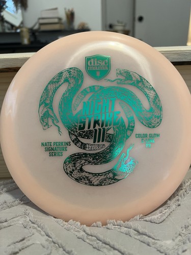 Discmania Color Glow Night Strike III Nate Perkins Signature Series FD ...