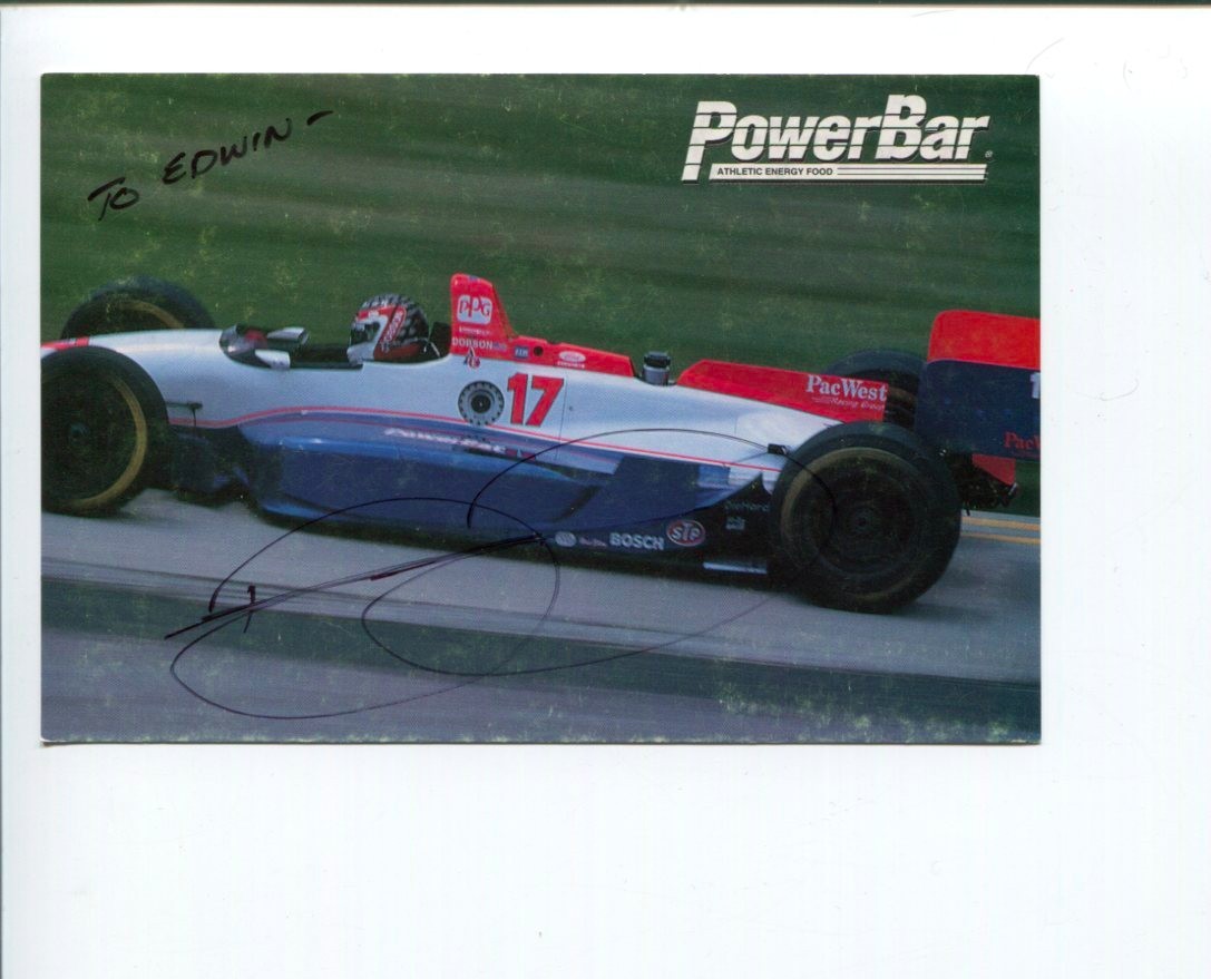 Dominic Dobson NASCAR Truck CART Indy Driver Signed Autograph Photo | eBay